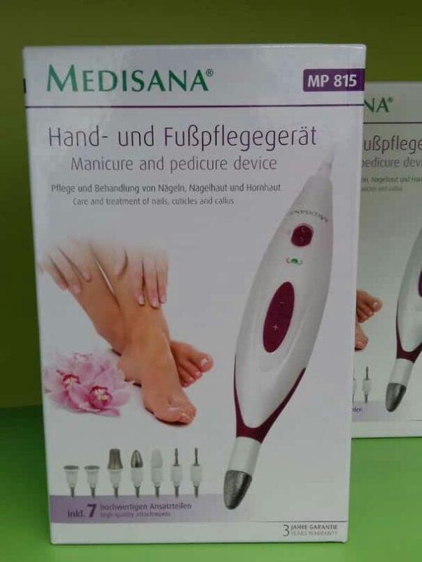 Medisana MP 815 Ensemble de manucure et de pédicure électrique – HEIM