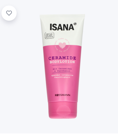 ISANA lotion pour le corps céramide et panthénol 200 ml – HEIM