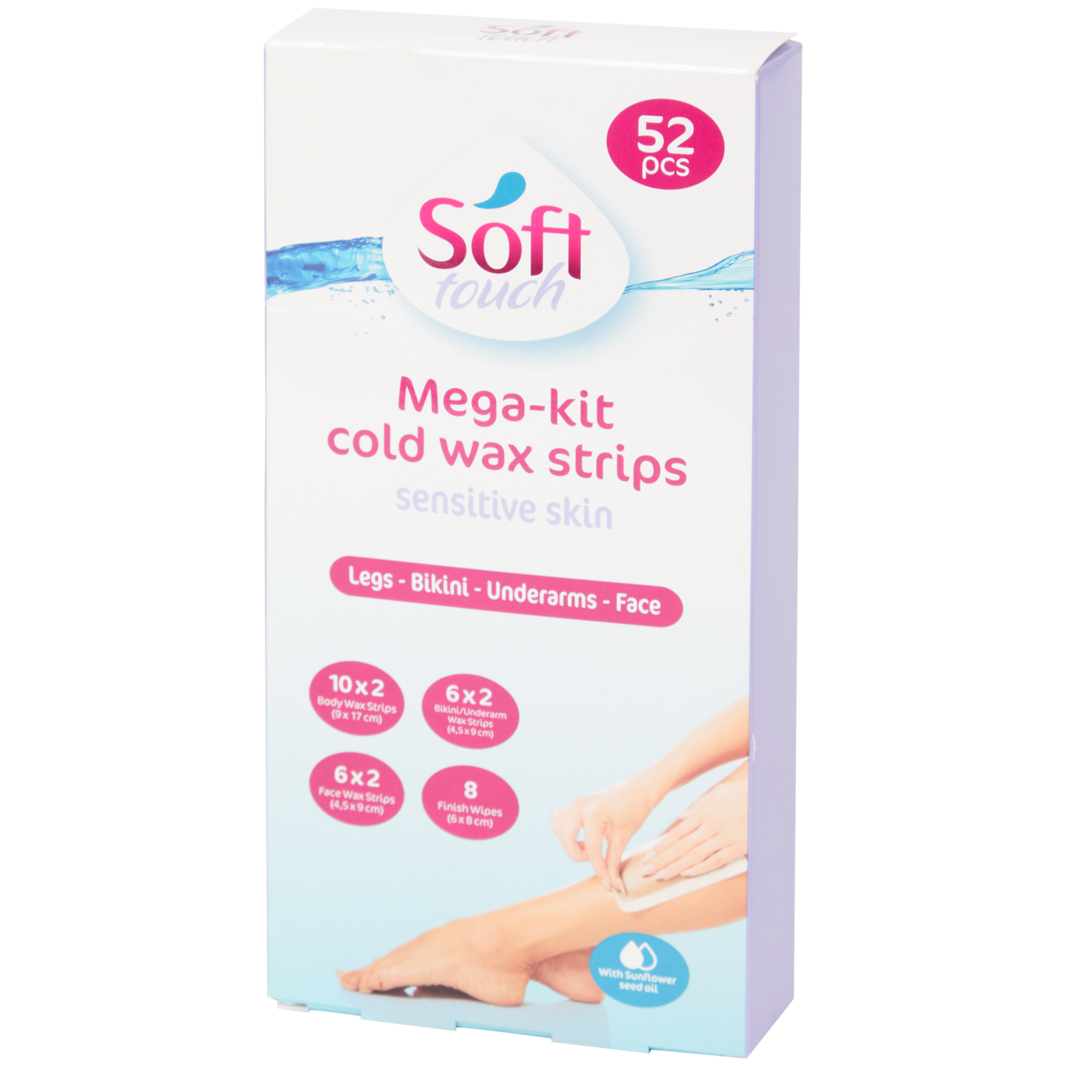 Soft Touch Bandes de cire froide 52 pièces – HEIM