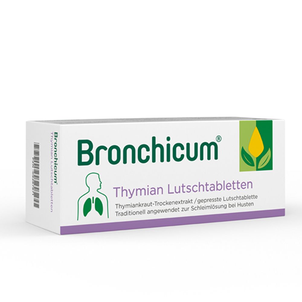 Bronchique Pastilles de thym Bronchicum, 20 pc – HEIM