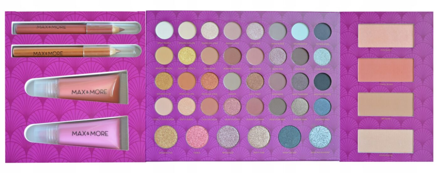 Max & More Palette de maquillage ultra-moderne, 48 éléments STYLISH – HEIM